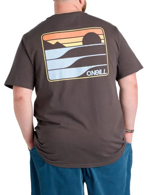 O'Neill Big & Tall Dawn Classic Graphic Tee - Graphite
