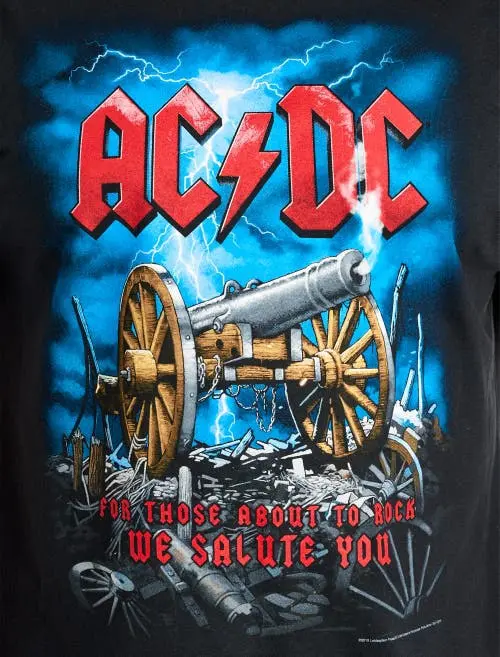 TRUE NATION BY DXL Big & Tall Acdc Cannonball Graphic Tee