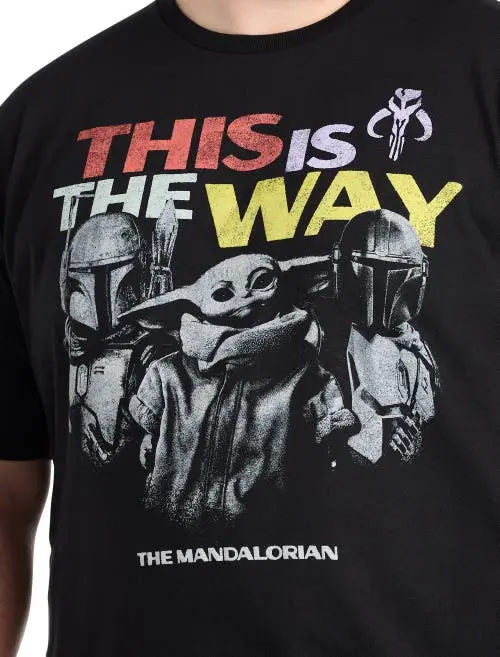 TRUE NATION BY DXL Big & Tall Star Wars Mandalorian Graphic Tee