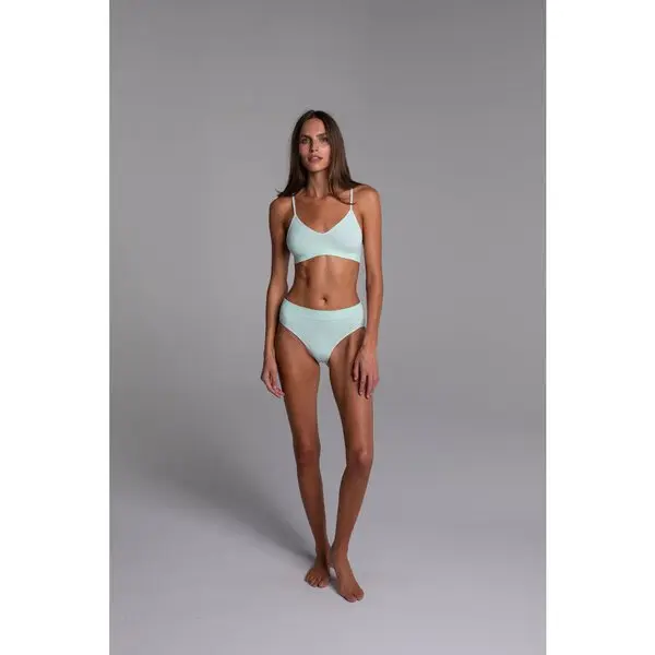 LDMA Low Show V Bralette - Pistachio