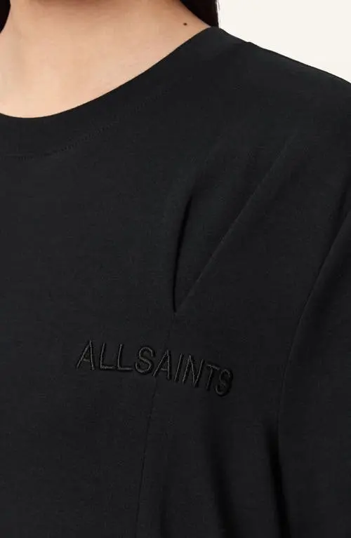 ALLSAINTS Sofia Lisa Boxy Graphic T-shirt - Black