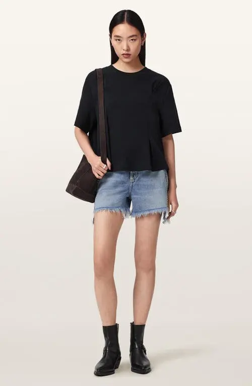 ALLSAINTS Sofia Lisa Boxy Graphic T-shirt - Black