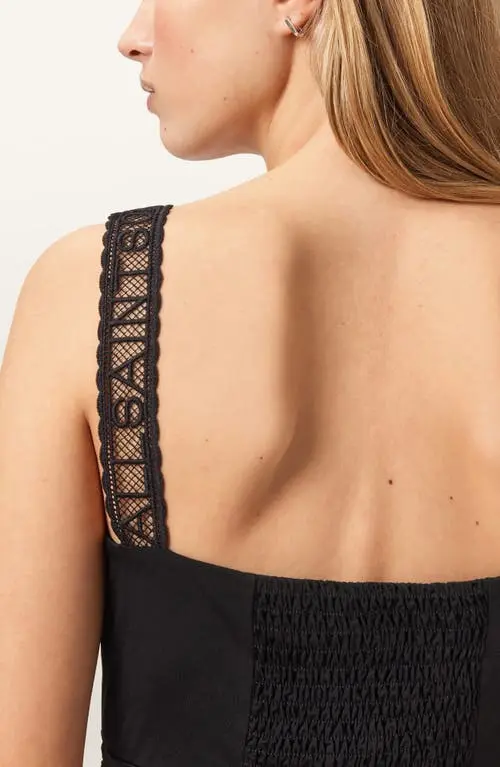 ALLSAINTS Celena Crop Tank - Black