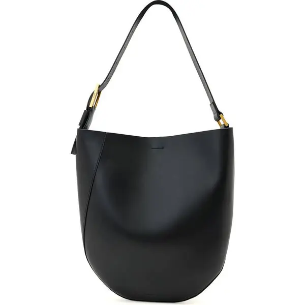 ALLSAINTS Luna Leather Hobo Bag - Black