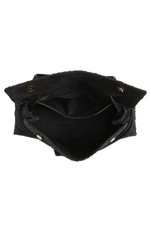 Moschino Tie Me East/west Shoulder Bag - 00a Black/black