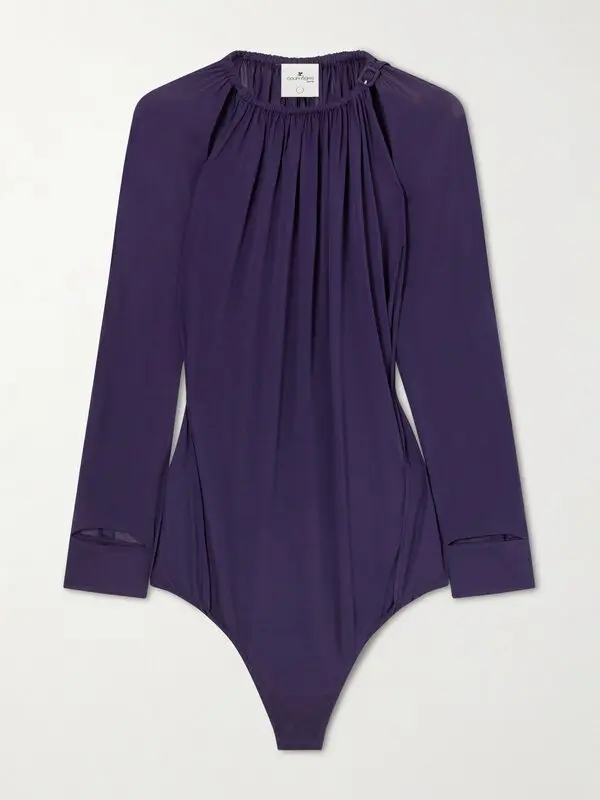 COURREGES Cut-out Jersey Bodysuit