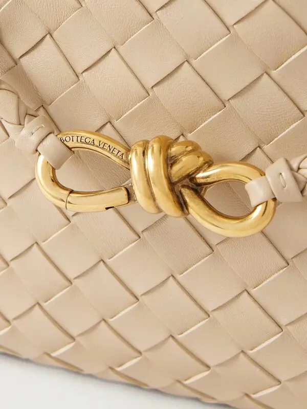 Bottega Veneta Mini Andiamo Intrecciato Leather Tote - Neutrals