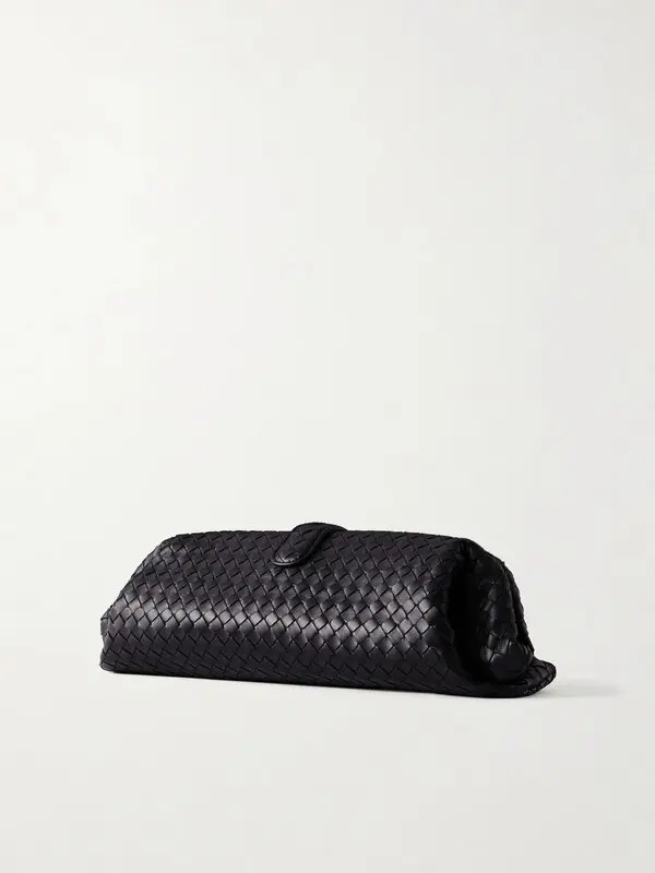 Bottega Veneta Lauren 1979 Intrecciato Leather Clutch - Blue