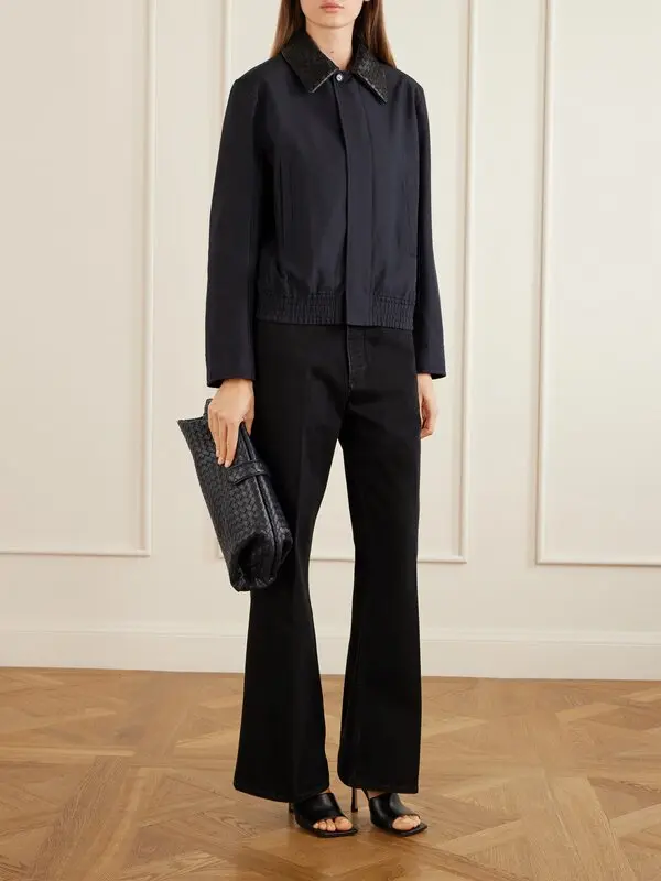 Bottega Veneta Lauren 1979 Intrecciato Leather Clutch - Blue