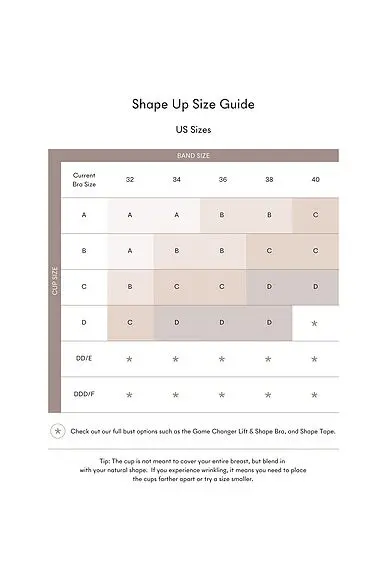 NOOD Shape Up Backless Strapless Bra - No. 3 Buff
