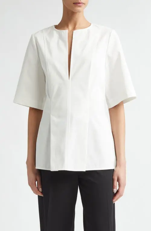 TOTEME Tailored Cotton Tunic Top