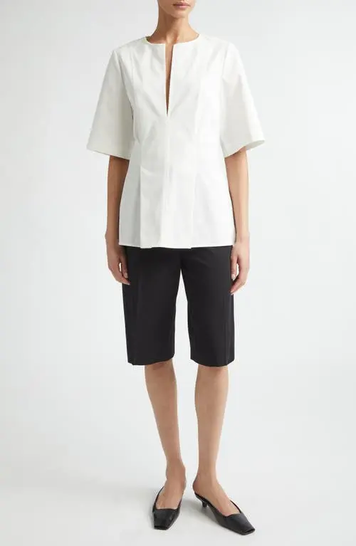 TOTEME Tailored Cotton Tunic Top