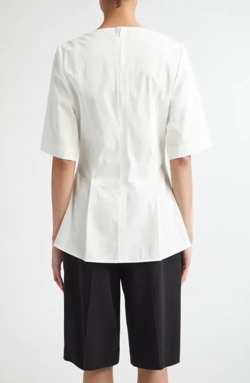 TOTEME Tailored Cotton Tunic Top