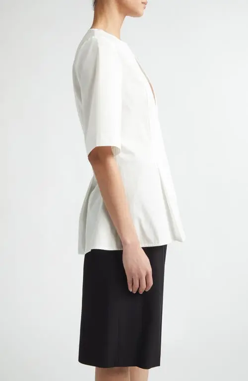 TOTEME Tailored Cotton Tunic Top