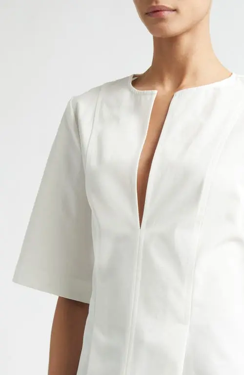 TOTEME Tailored Cotton Tunic Top