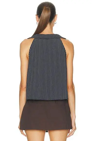 DEIJI STUDIOS Round Collar Top