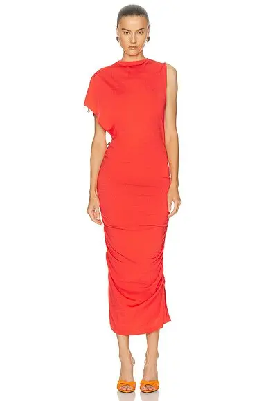 Coperni Printed Adjustable Dress