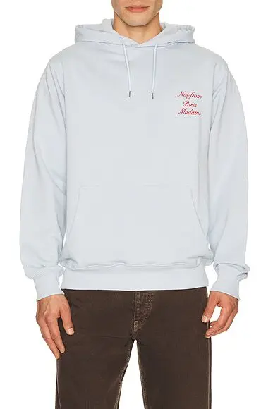 DRÃ´LE DE MONSIEUR Drôle De Monsieur Le Hoodie Slogan Calligraphy