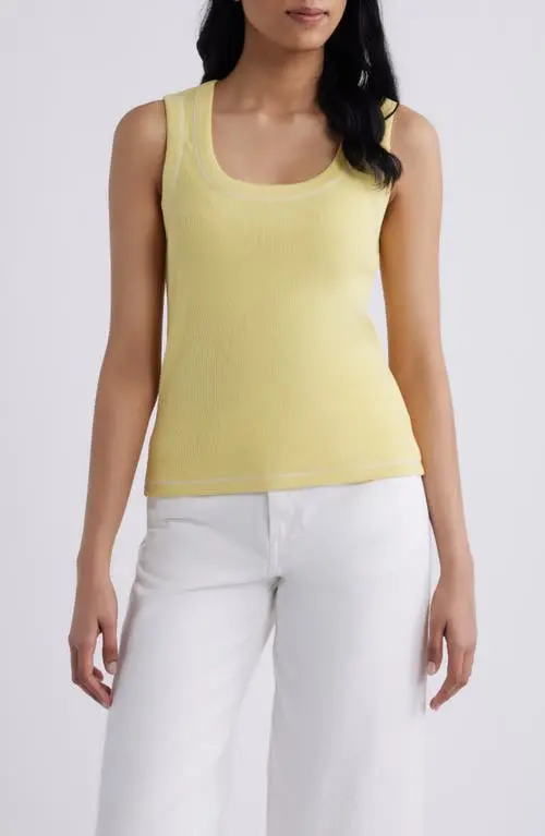 CITY BLUES Square Neck Tank - Sunshine