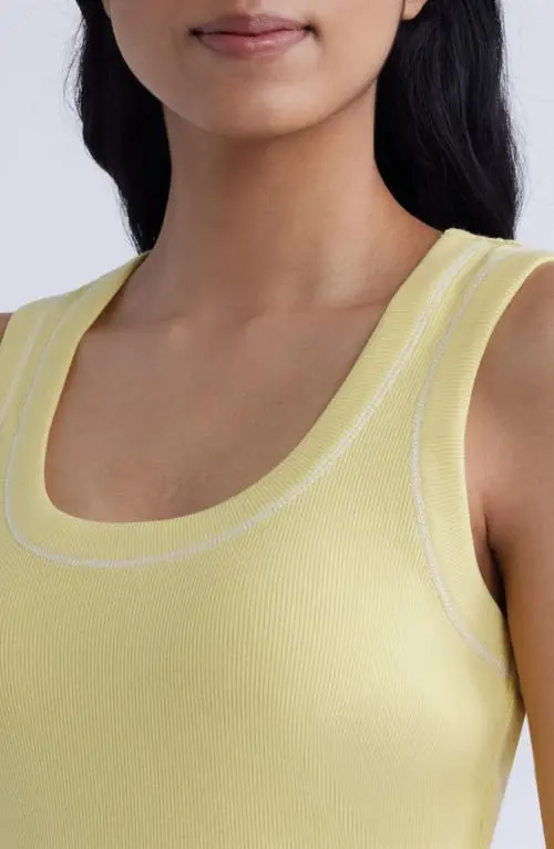CITY BLUES Square Neck Tank - Sunshine