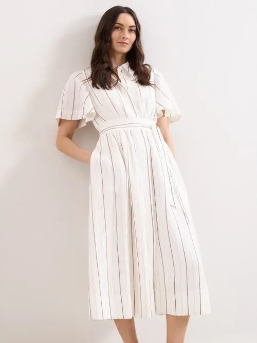 PHASE EIGHT Marielle Striped Shirt Dress