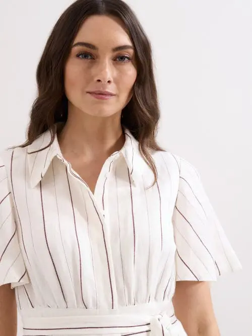 PHASE EIGHT Marielle Striped Shirt Dress