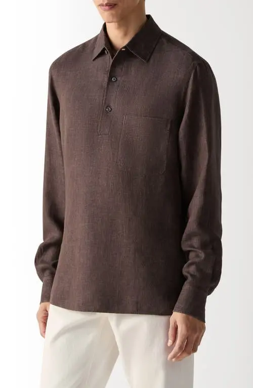 Zegna Oasi Lino Polo Shirt