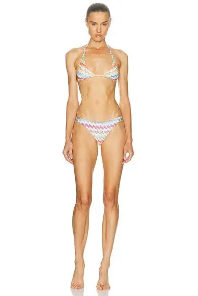 Missoni Zigzag Knit Bikini Set