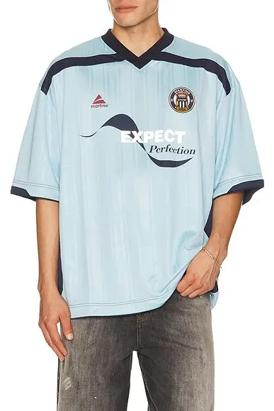 Martine Rose Graphic Logo Football Top