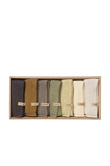 FERM LIVING Day Cloths Set Of 7 - Calm