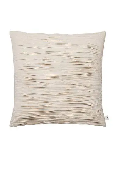 FERM LIVING Falda Smocked Cushion - Undyed