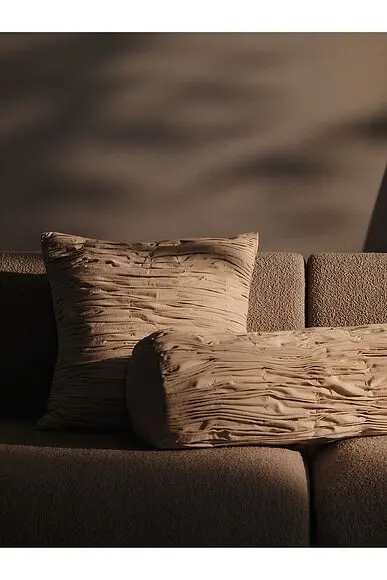 FERM LIVING Falda Smocked Cushion