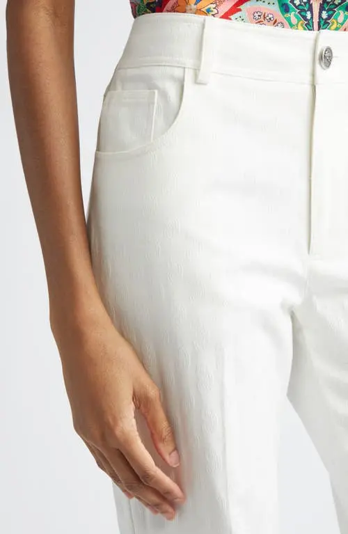 Etro Stretch Cotton Flare Trousers