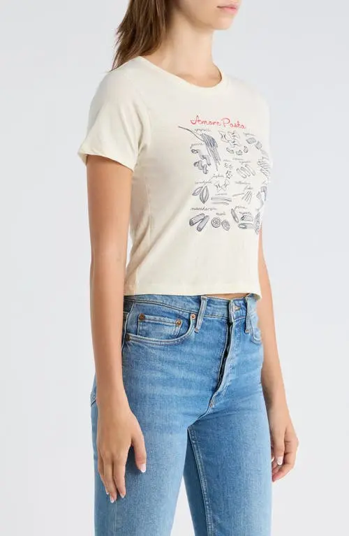 GOLDEN HOUR Amour Pasta Graphic T-shirt