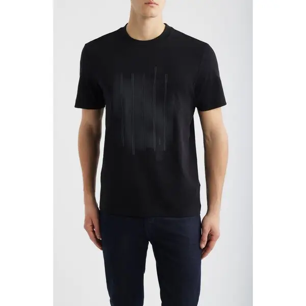 BOSS Thompson Cotton Graphic T-shirt - Black