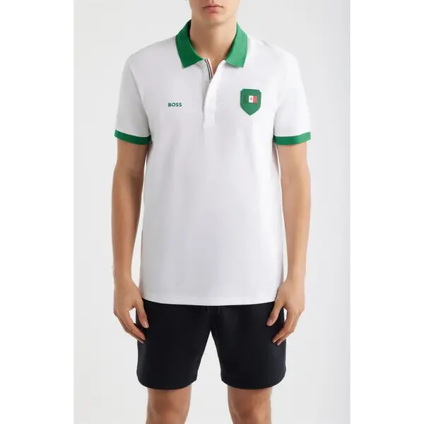 BOSS Lux Paddy Cotton Polo - Mexico