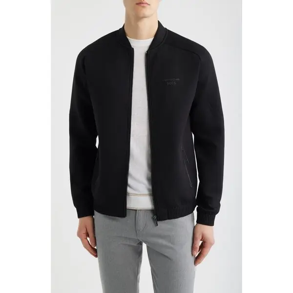 BOSS Porsche Spirit Zip-up Sweatshirt - Black