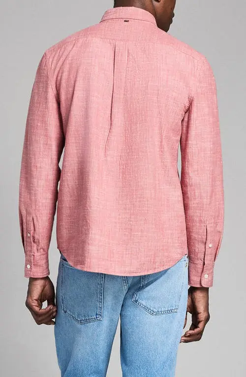 Billy Reid Slub Cotton Msl Button-up Shirt