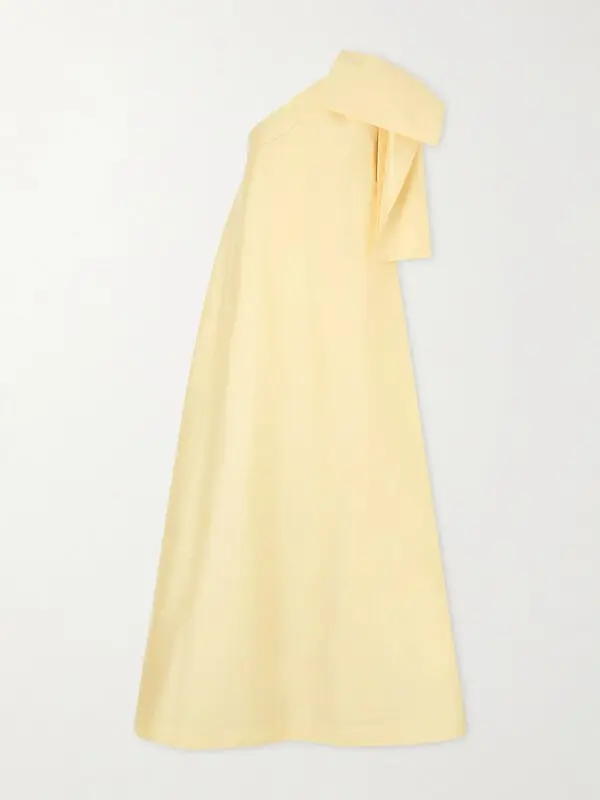 Bernadette Winnette One-shoulder Gown - Yellow
