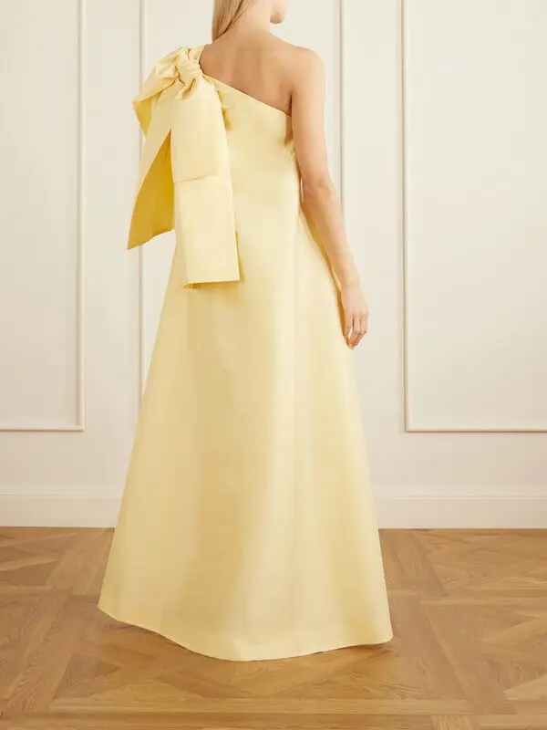 Bernadette Winnette One-shoulder Gown - Yellow