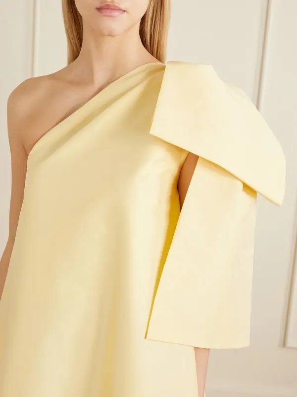 Bernadette Winnette One-shoulder Gown - Yellow