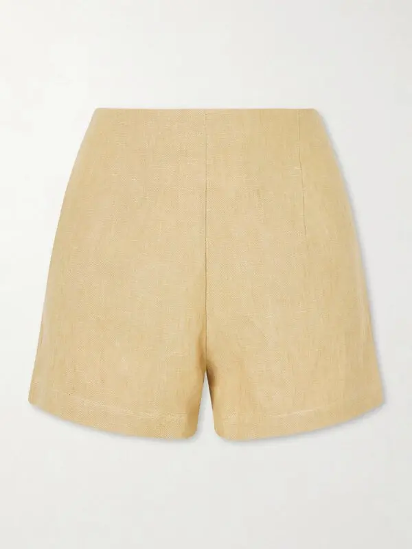 Le Kasha Ezbet Heavy Linen Shorts
