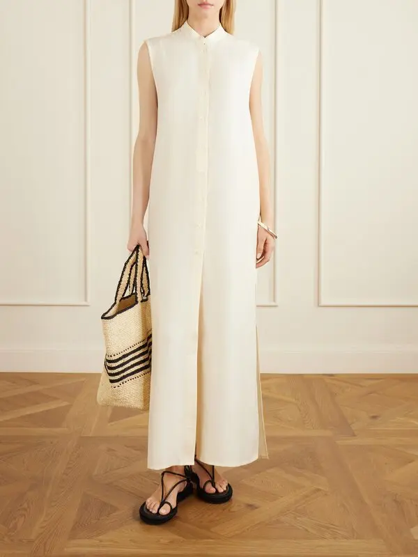 Le Kasha Namsa Silk Maxi Dress
