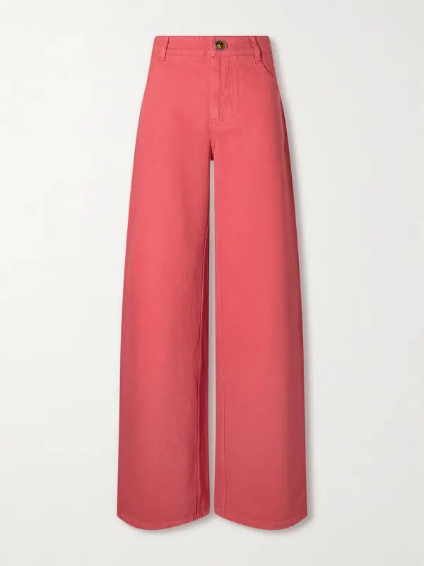 Christopher Esber High-rise Wide-leg Jeans
