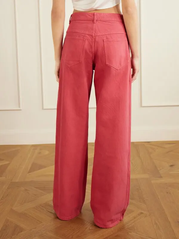 Christopher Esber High-rise Wide-leg Jeans