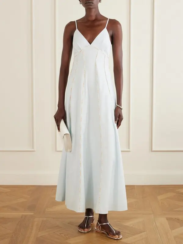 Rosie Assoulin Cami Cotton Maxi Dress