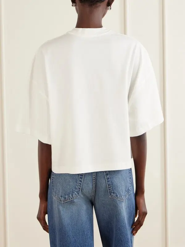 SLVRLAKE Box Cotton-jersey T-shirt