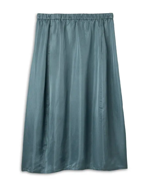Eileen Fisher Lightweight Satin Shimmer Lantern Skirt