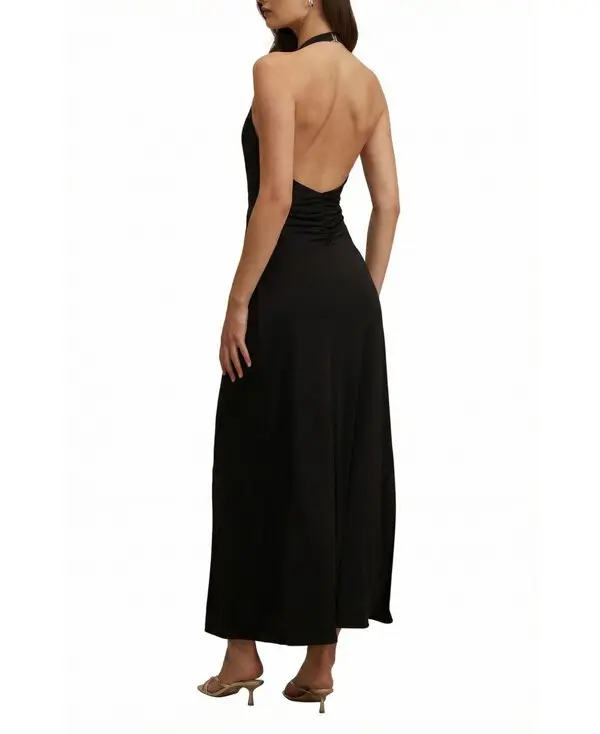 EVER NEW Behati Jersey Halter Midi Dress