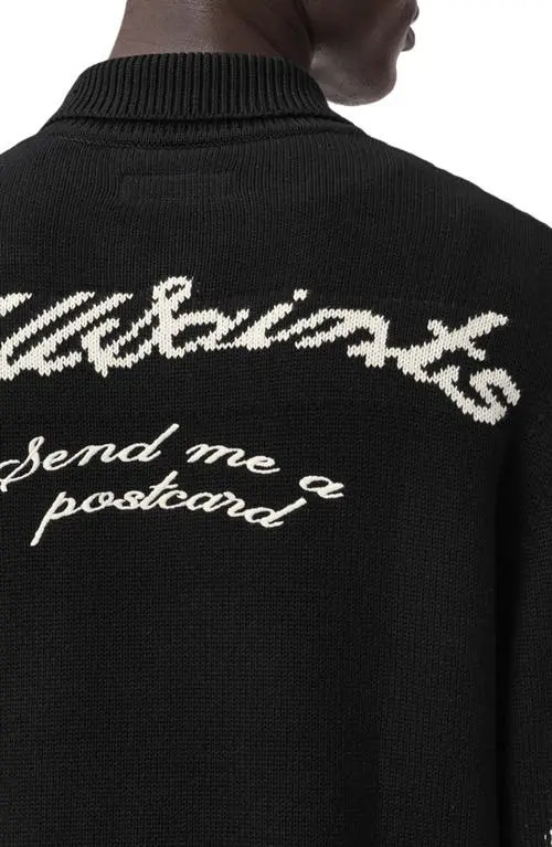ALLSAINTS Adrian Zip Cardigan